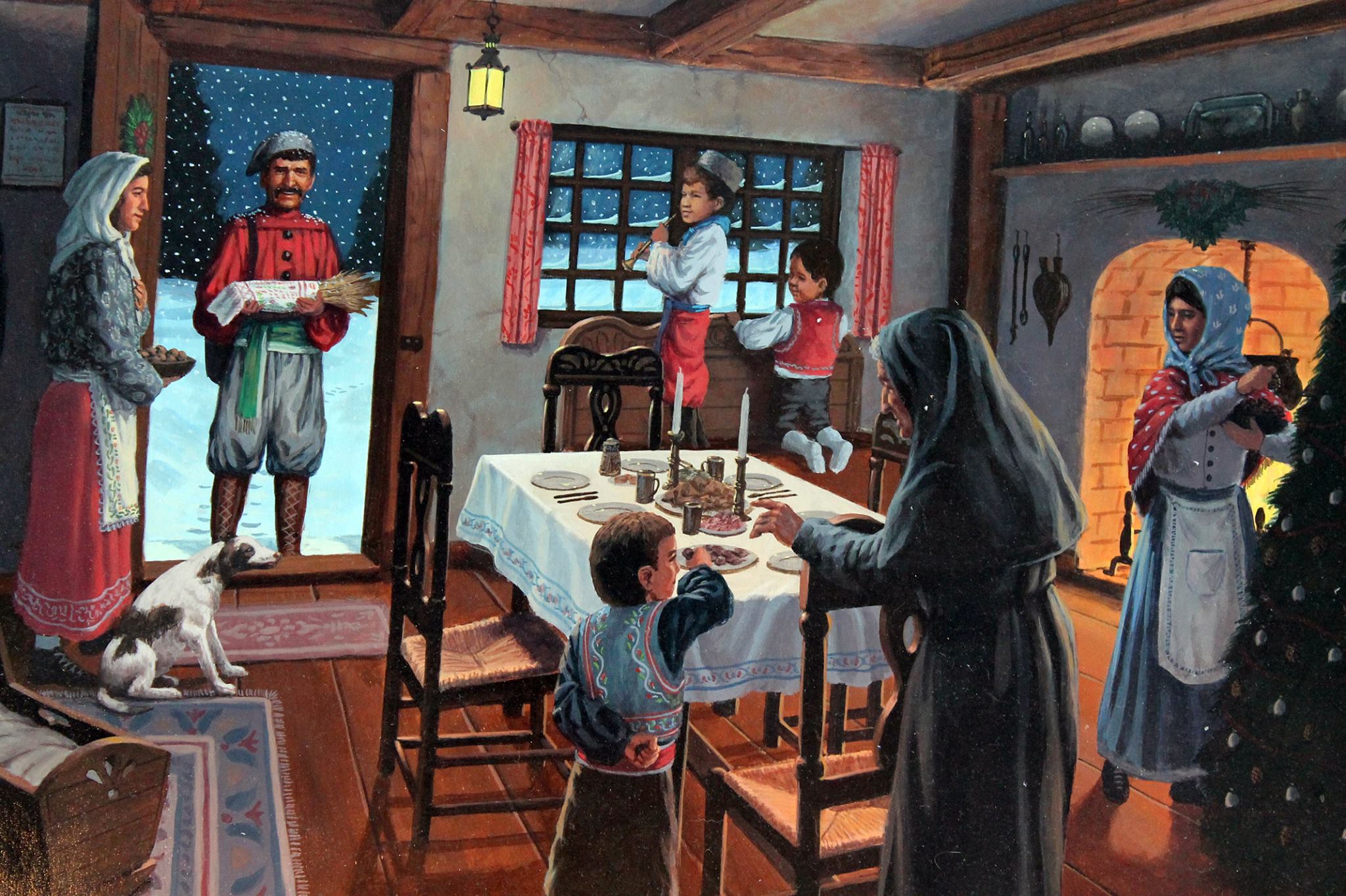 Holy Supper On Christmas Eve St Michael The Archangel Ukrainian holy-supper-on-christmas-eve-st-michael-the-archangel-ukrainian