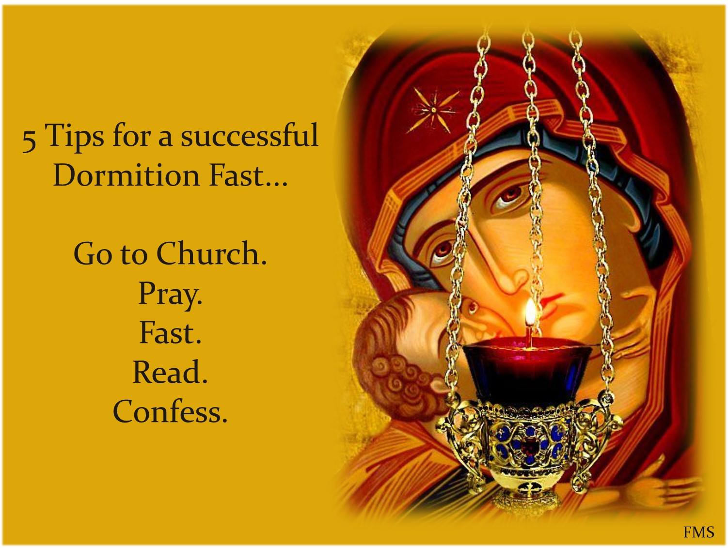 The Dormition Fast - St. Michael the Archangel Ukrainian Catholic Church