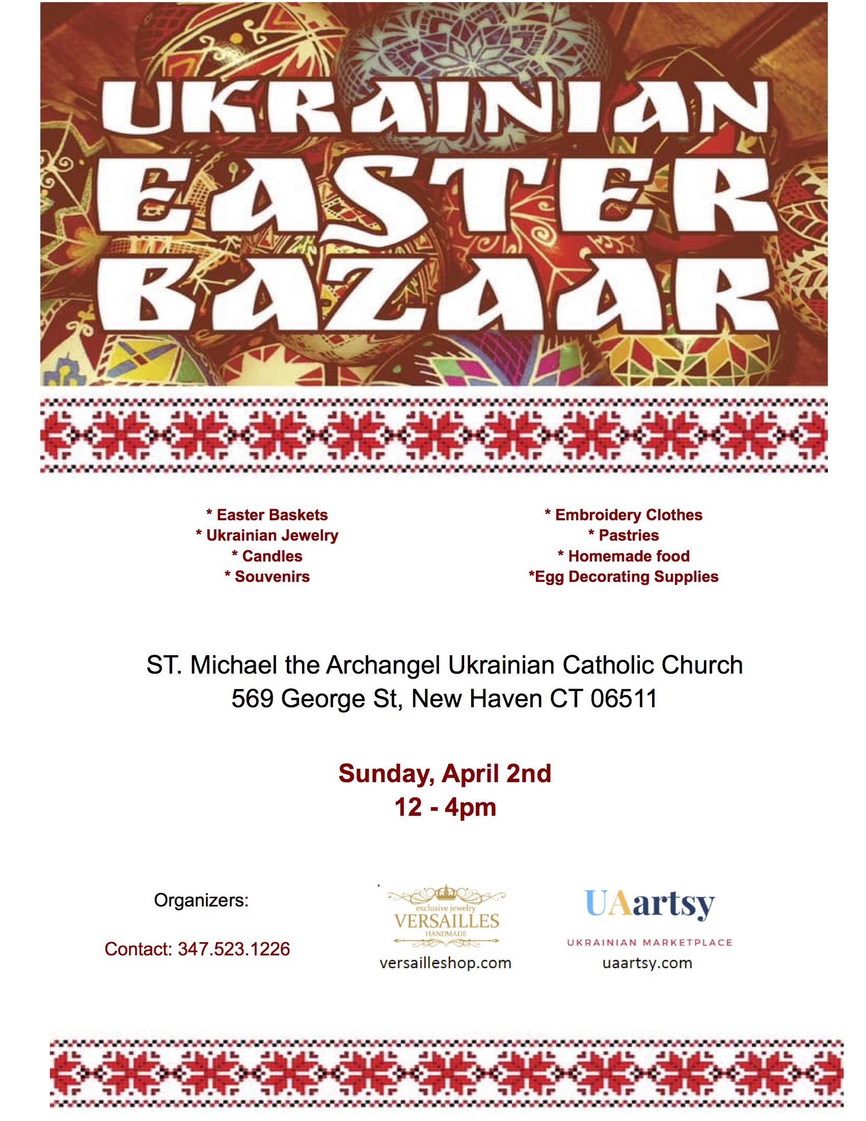 Easter Bazaar @ the Parish this Sunday - St. Michael the Archangel ...