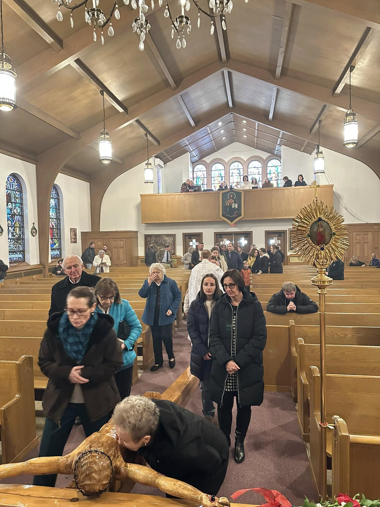 Venerating the Cross of Jesus Christ - St. Michael the Archangel ...