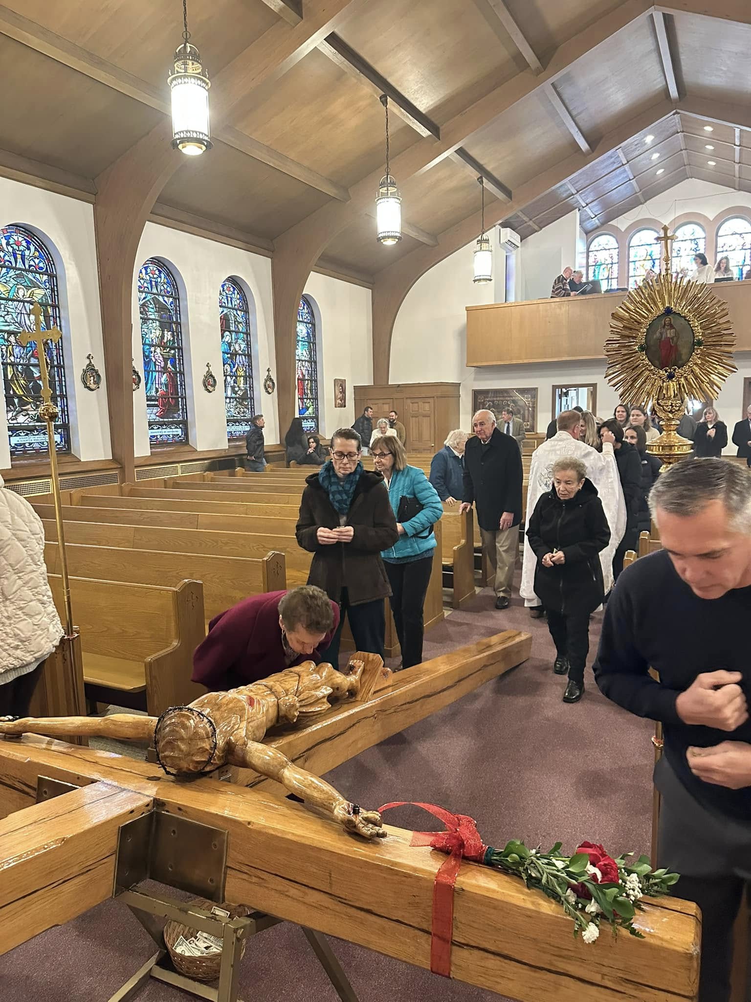 Venerating the Cross of Jesus Christ - St. Michael the Archangel ...